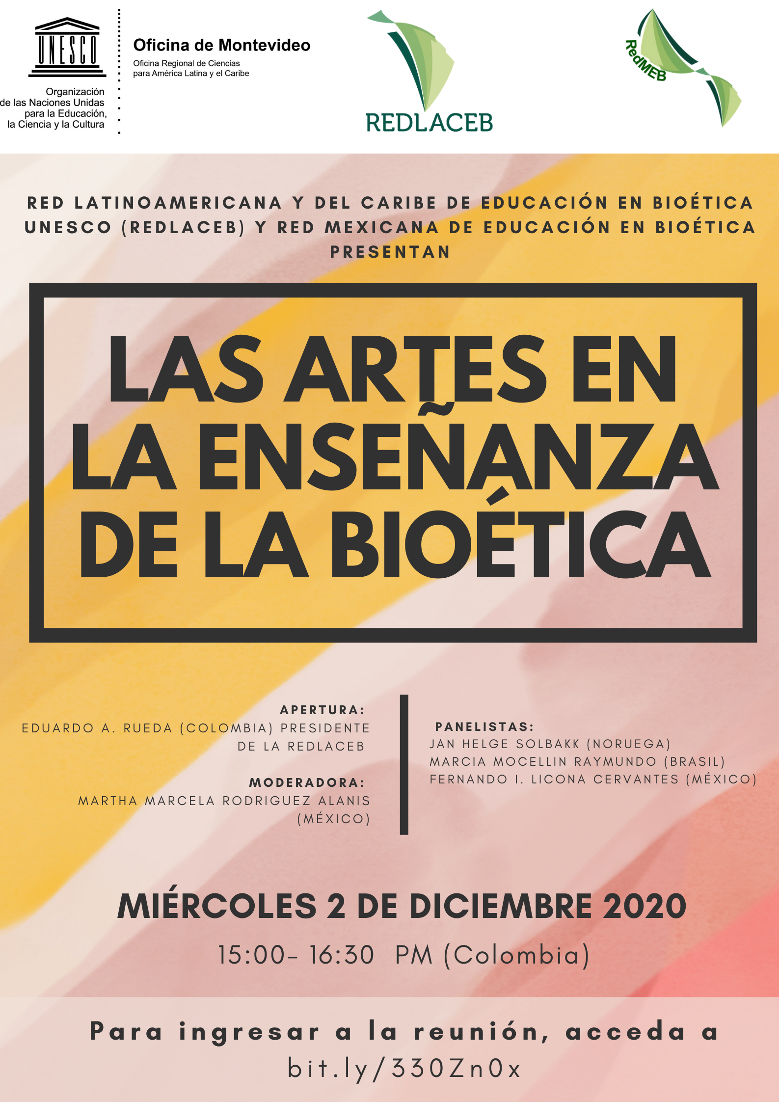 REDLACEB y REDMEB invitan: “Las artes en la enseñanza de la bioética ...